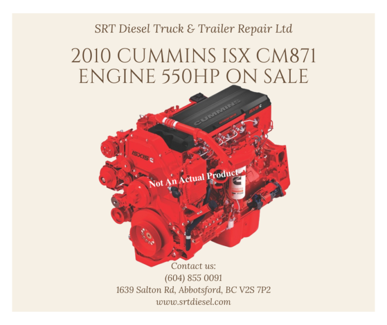2010 CUMMINS ISX CM871 ENGINE 550HP - SRT Diesel Truck & Trailer Repair ...